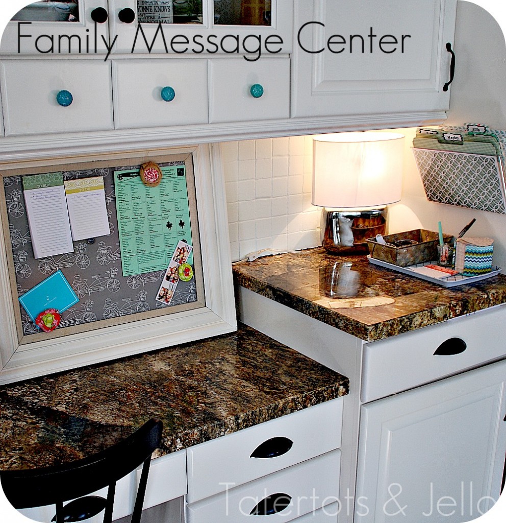 Getting Organized - My Family Message Center {take two} - Tatertots and ...