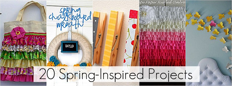 20 Spring Projects to Make. Spring Decorating. Spring Crafts.