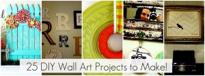 25 DIY Wall Projects!!