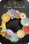 Make a Spring Paper Wreath!