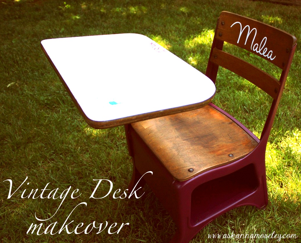 Upcycle an Old Desk into a Child's Art Station!