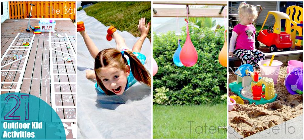 12 FUN Outdoor activities to make with kids!