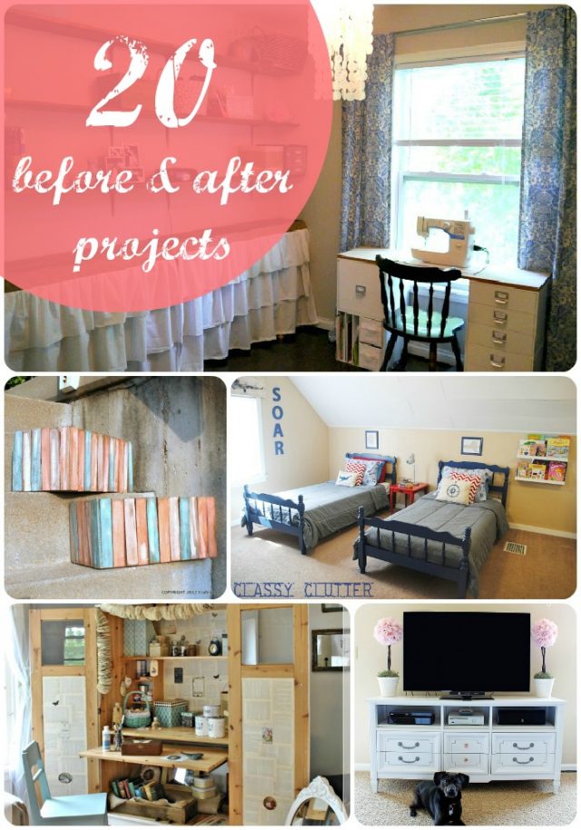 Great Ideas - 20 Before & After Projects - Part One!! - Tatertots and Jello