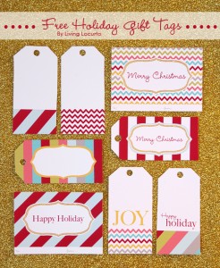 Free Printable Holiday Gift Tags