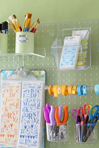 20 Inspiring Pegboard Creative Spaces! - Tatertots and Jello