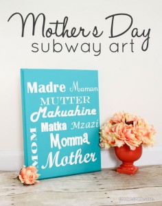 Great Ideas -- 23 Mother's Day Gift Ideas!!