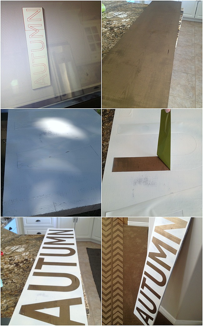 Make a Giant Typography Sign for Autumn! - Tatertots and Jello