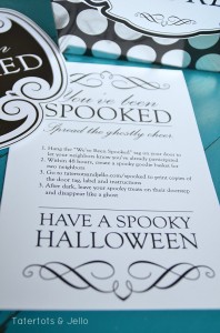 You&#039;ve Been Spooked Neighbor Gift Idea and Free Printables!