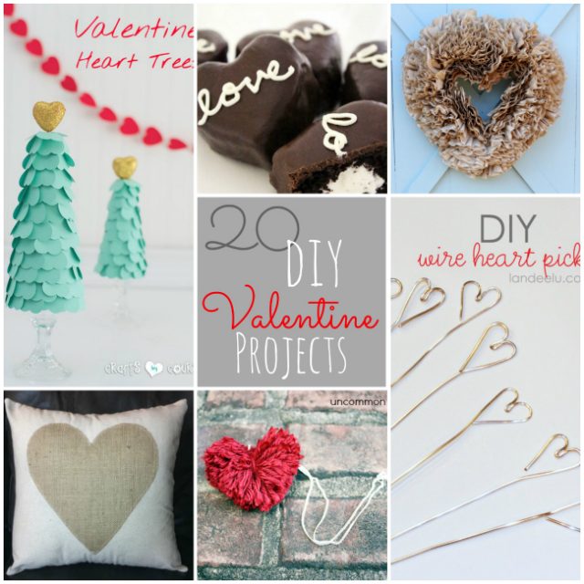 Great Ideas -- 20 Valentine's Day DIY Projects!!