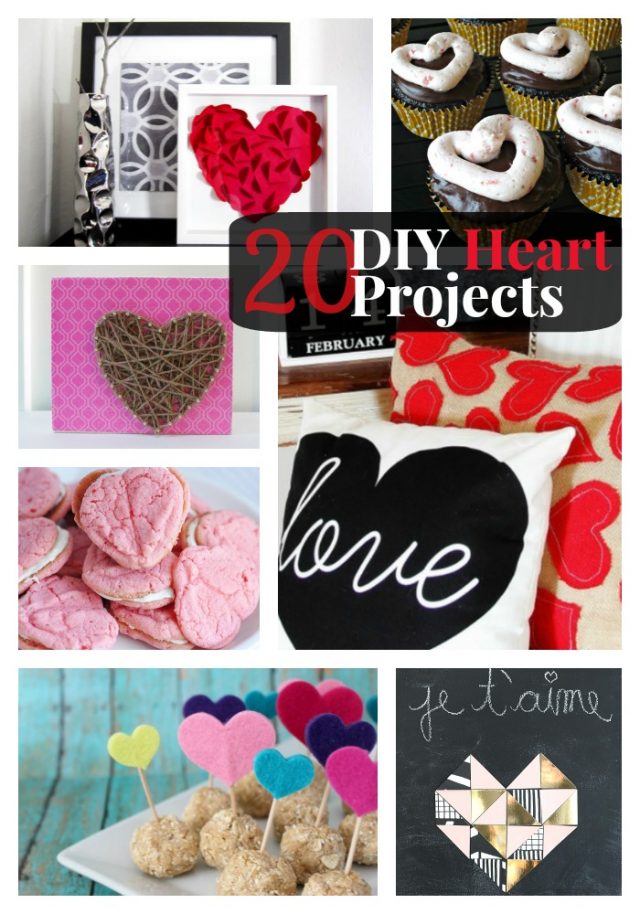 Great Ideas -- 20 DIY Heart Projects!!