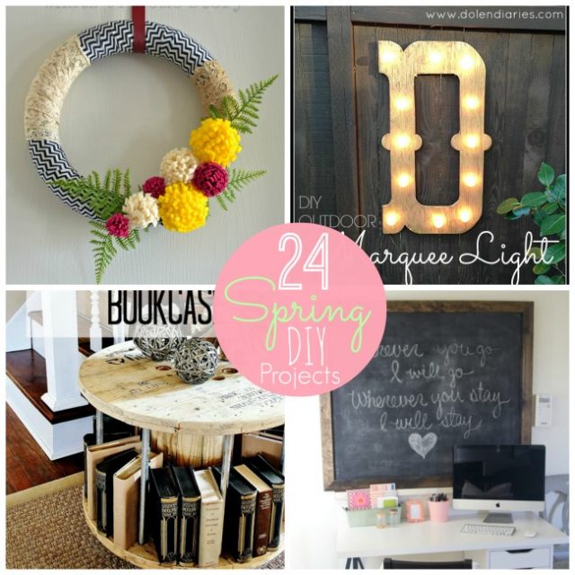 Great Ideas -- 24 Spring Home DIY Projects!
