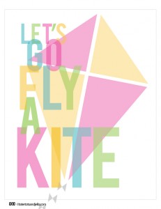 Free Spring Let's Go Fly A Kite Printables