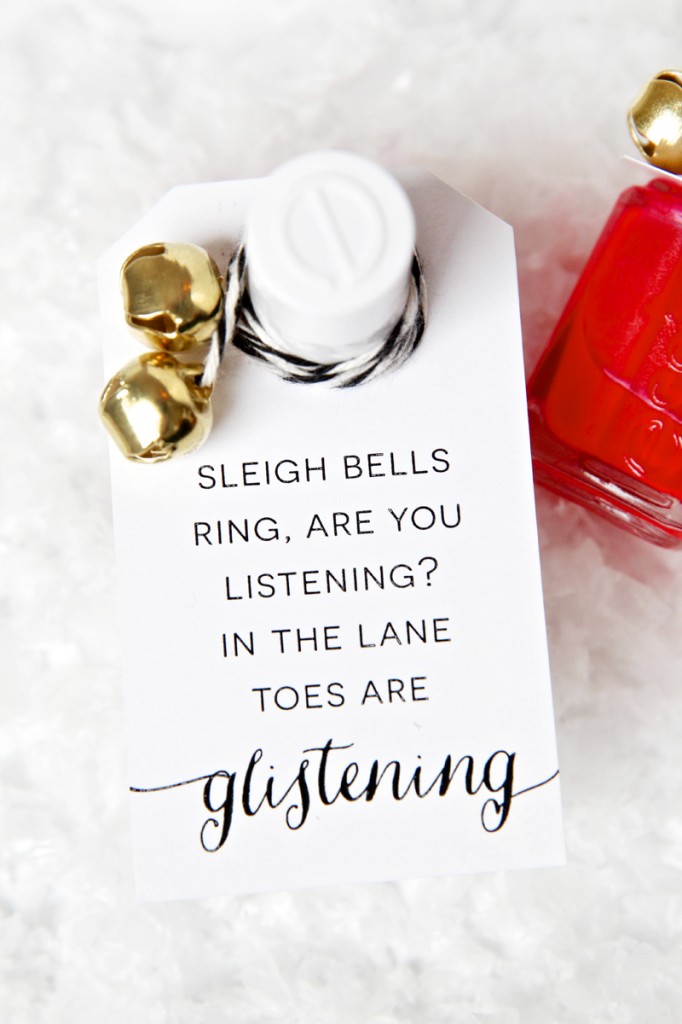 HAPPY Holidays: Easy Nail Polish Gift For Friends - Tatertots and Jello