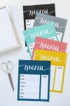 Free Printable Dry Erase Menu Board - Tatertots and Jello