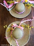 [Quick & Easy] Spring Bonnet Door Hanging - Tatertots and Jello