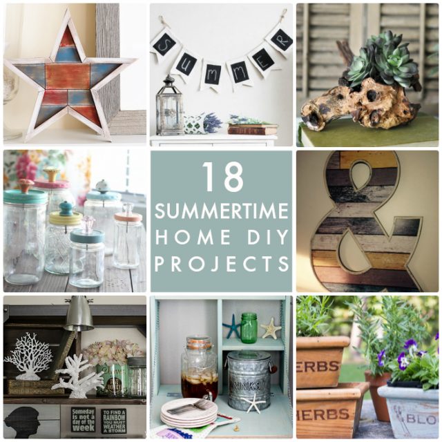 Great Ideas -- Summertime Home DIY Projects!