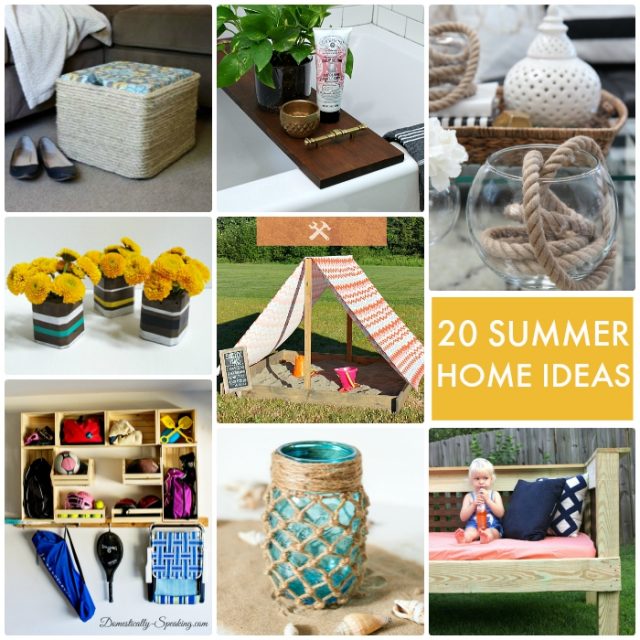 Great Ideas -- 20 Summer Home Ideas!