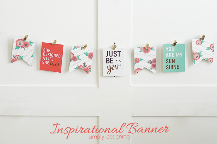 DIY Inspirational Banner - Tatertots and Jello