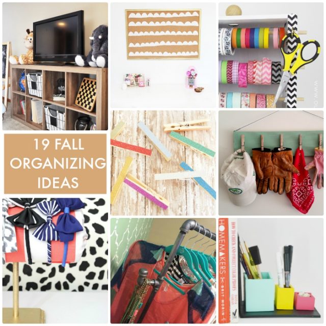 Great Ideas -- 19 Fall Organizing Ideas!