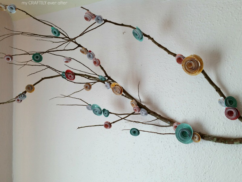DIY Paper Blossom Branches - Tatertots and Jello
