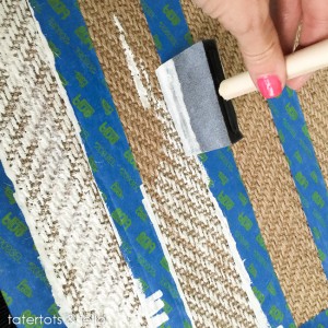 How to Paint a Rug in less than an Hour