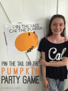 "Pin The Face on the Pumpkin" Game and Free Printable! - Tatertots and ...