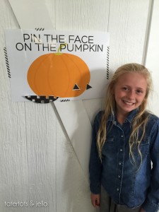 "Pin The Face on the Pumpkin" Game and Free Printable! - Tatertots and ...
