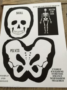 Halloween Skeleton Party Game printables - Tatertots and Jello