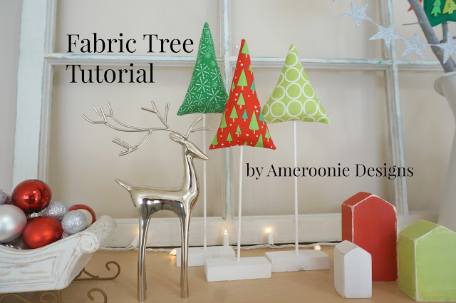 Happy Holidays: DIY Fabric Trees - Tatertots and Jello