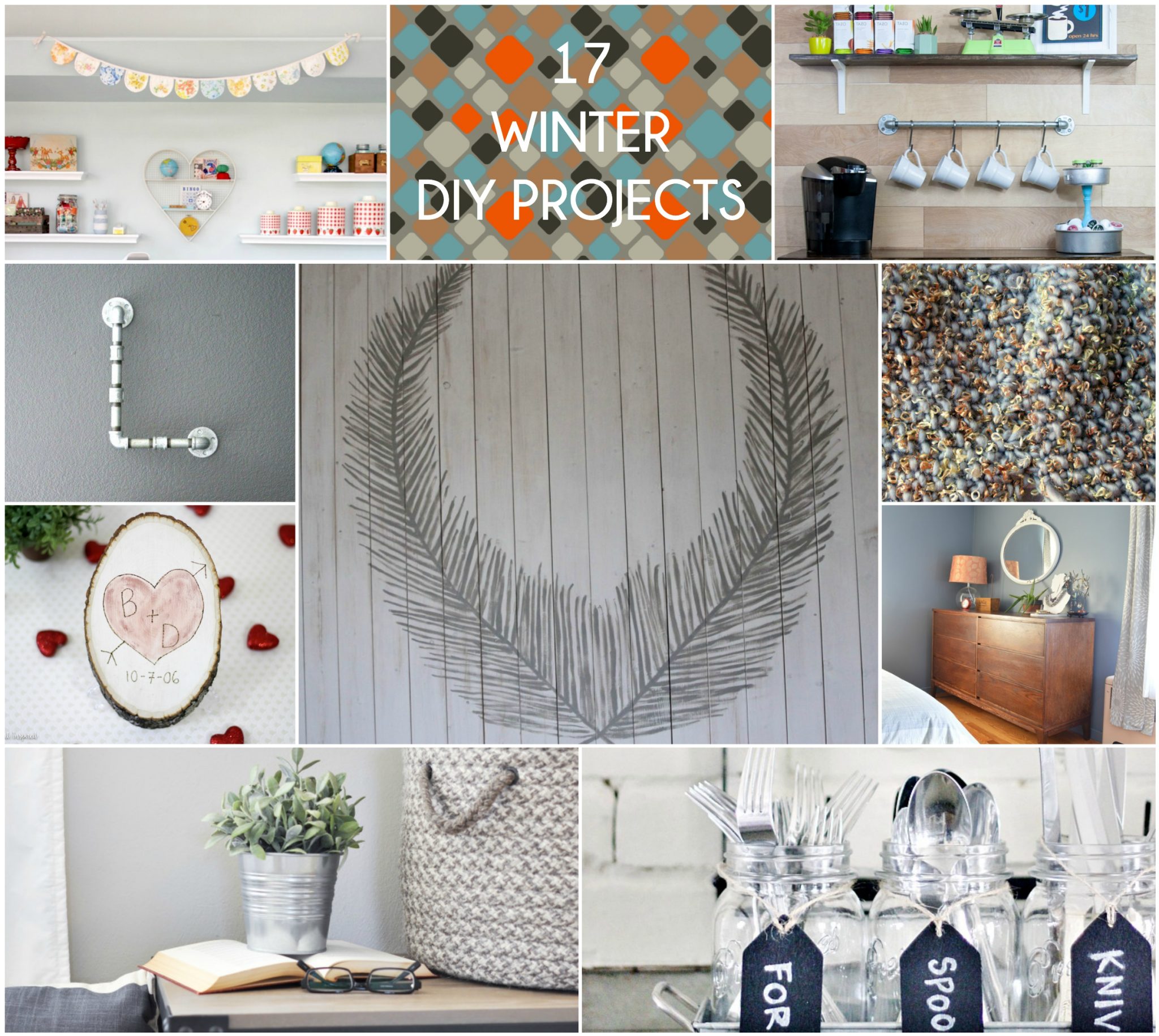 Great Ideas - 17 Winter DIY Projects! - Tatertots and Jello