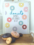 Donuts with Sprinkles printables