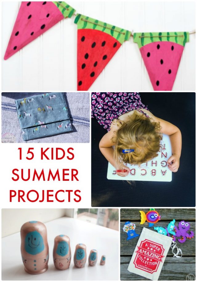 Great Ideas -- 15 Summer Kids Crafts!