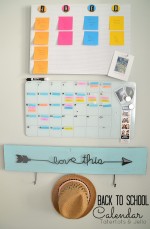 DIY Back to School Calendar System using Post-It Notes