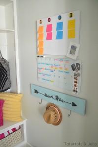 DIY Back to School Calendar System using Post-It Notes