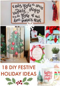 Link Party Palooza -- 18 DIY Festive Holiday Ideas!