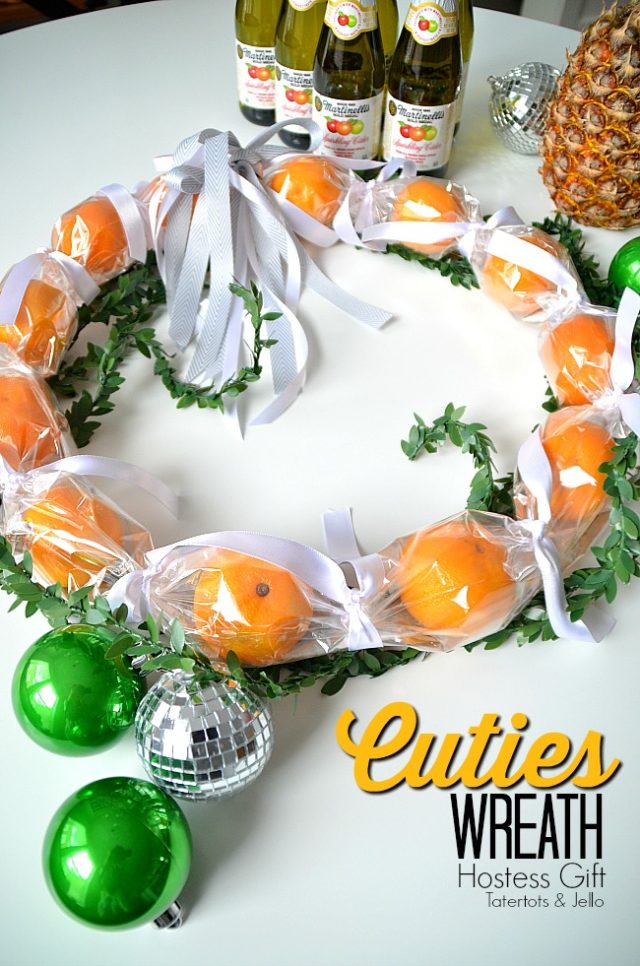 Holiday Hostess Gift Idea Make a Cuties Wreath DIY