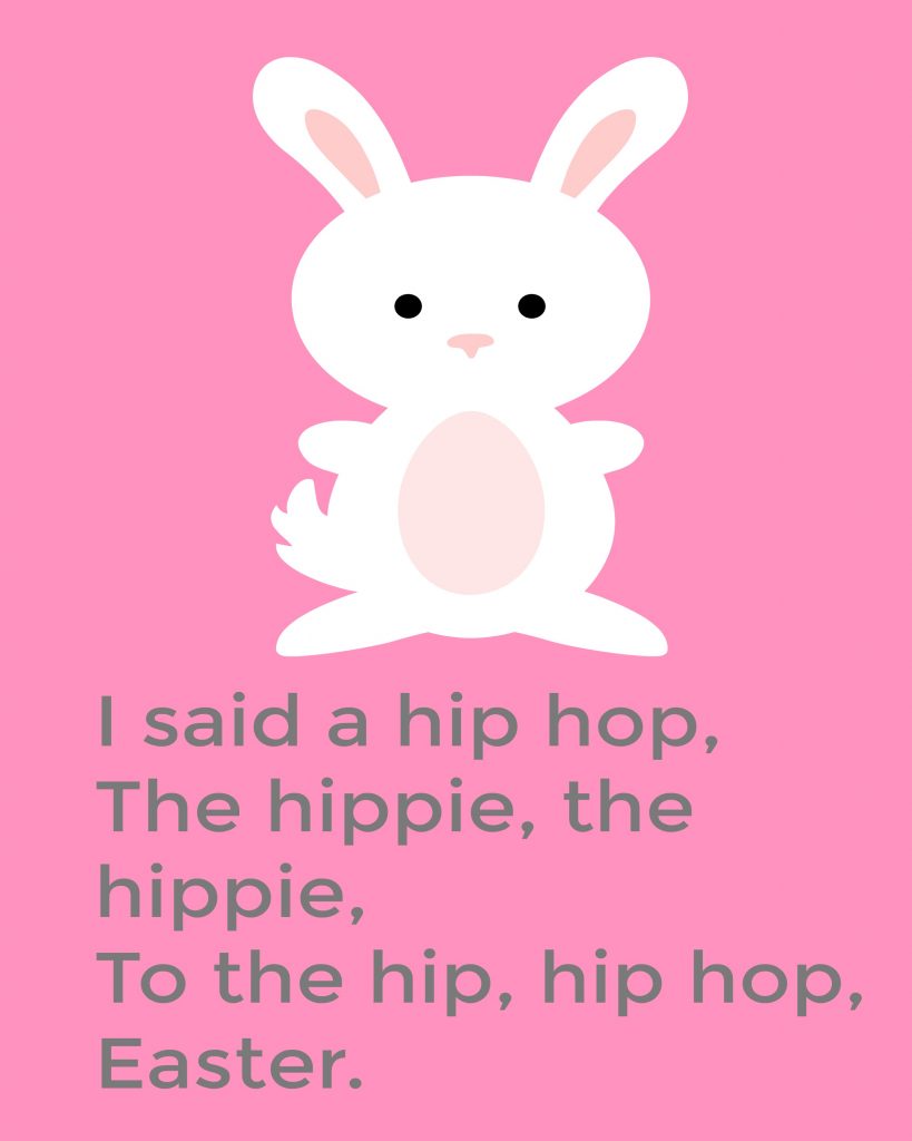 Easter Bunny Spring Printable Tags Signs