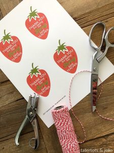"Berry" Teacher Gift Tags and Big $300 Giveaway!
