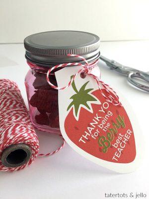 "Berry" Teacher Gift Tags and Big $300 Giveaway!