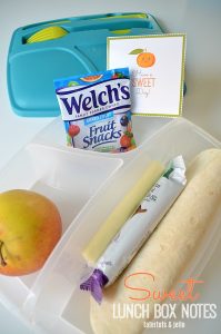 SWEET Printable Fruit Snack Lunch Box Notes Print Them Off for Lunches