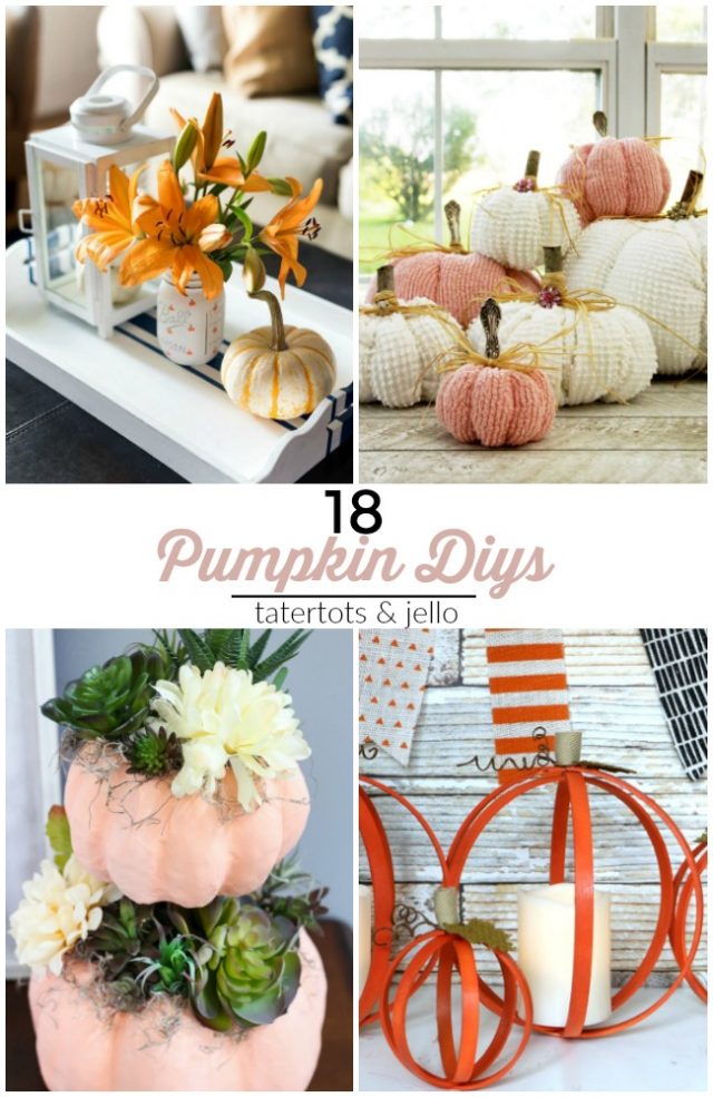 18 FABULOUS Pumpkins to make for Fall. Fall Decorating Ideas!