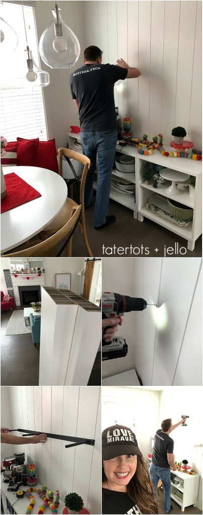 Create a Modern Farmhouse Kitchen Display Wall for $40!