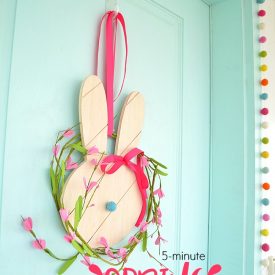 Make a Spring Pinwheel Door Hanging! - Tatertots and Jello