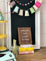 DIY Dixie Cup String Party Lights - brighten up your home for Spring!