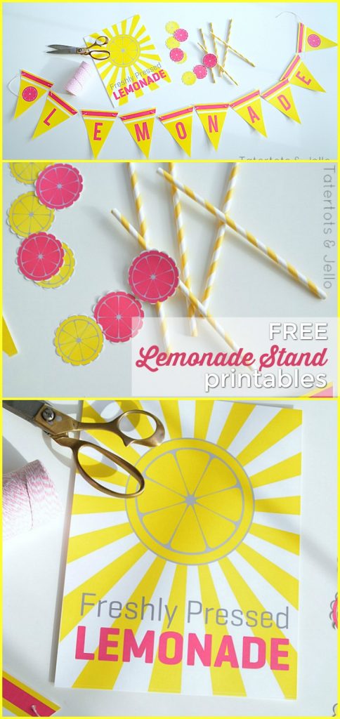 Summer Lemonade Stand Free Printable Signs - easy lemonade stand ideas