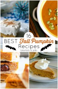 16 of The BEST Fall Sweet + Savory Pumpkin Recipes!