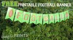 Free Printable Game Day Banner