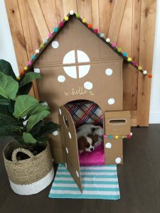 Make an Adorable DIY Playhouse Out of a Box