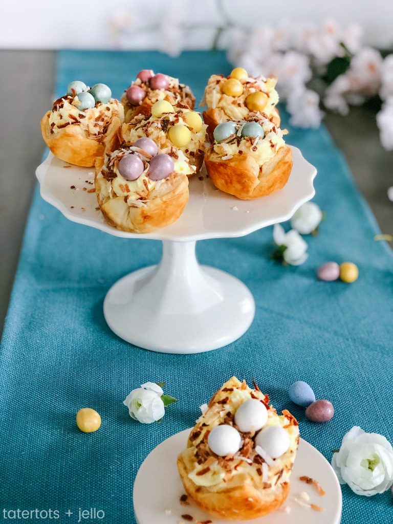 RobinNests with Whipped Cream Filling for Spring or Easter