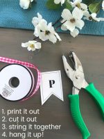 Spring Alphabet Pennant Banner Printables + 26 other free Printables!